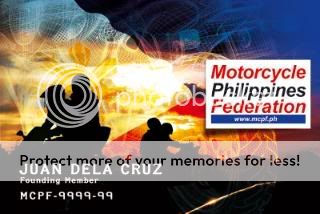 MCPF New ID with Picture | Motorcycle Philippines