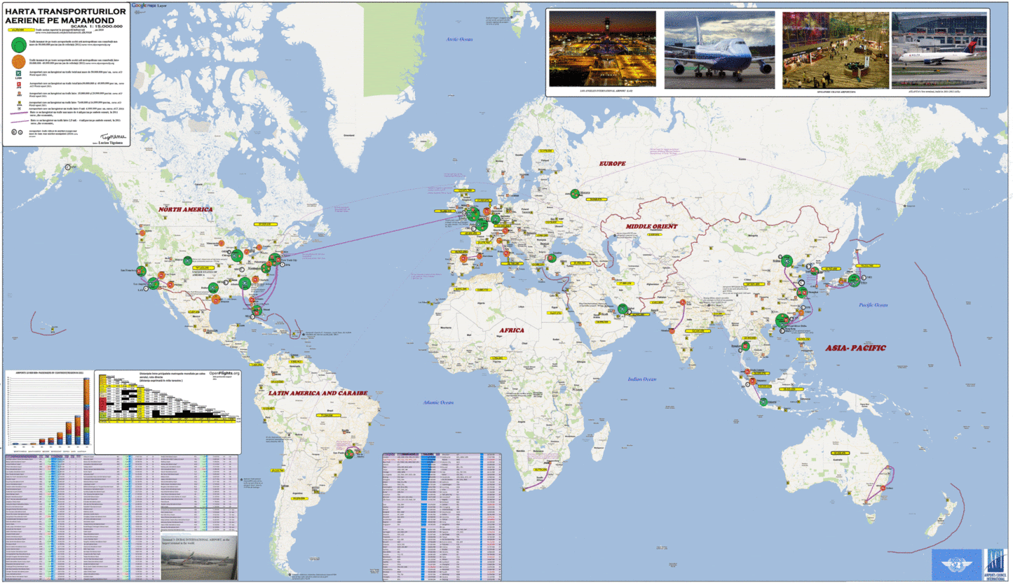 MISC | World map of the airports | SkyscraperCity Forum